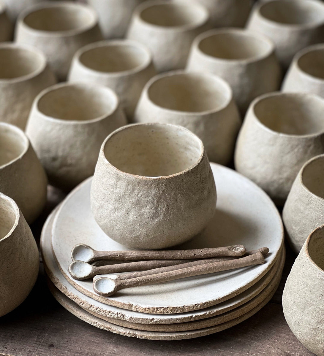 10oz. Tumbler - Sand – Pinched Pottery